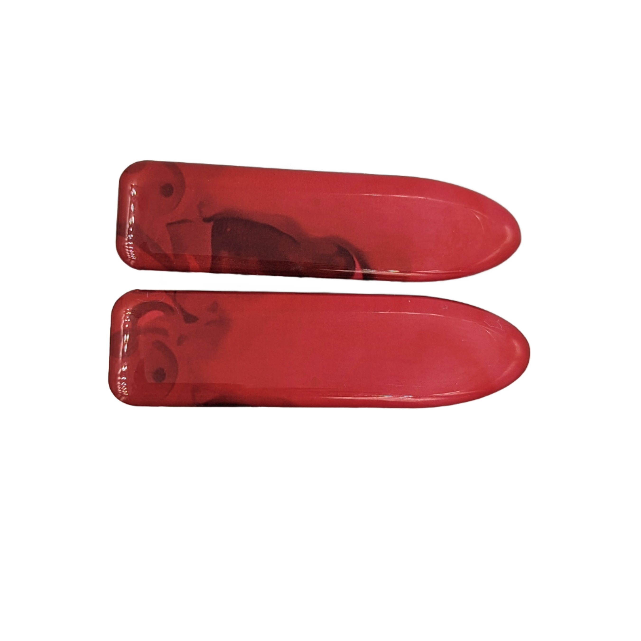 Sarah Resin Clips Red – Panache Design