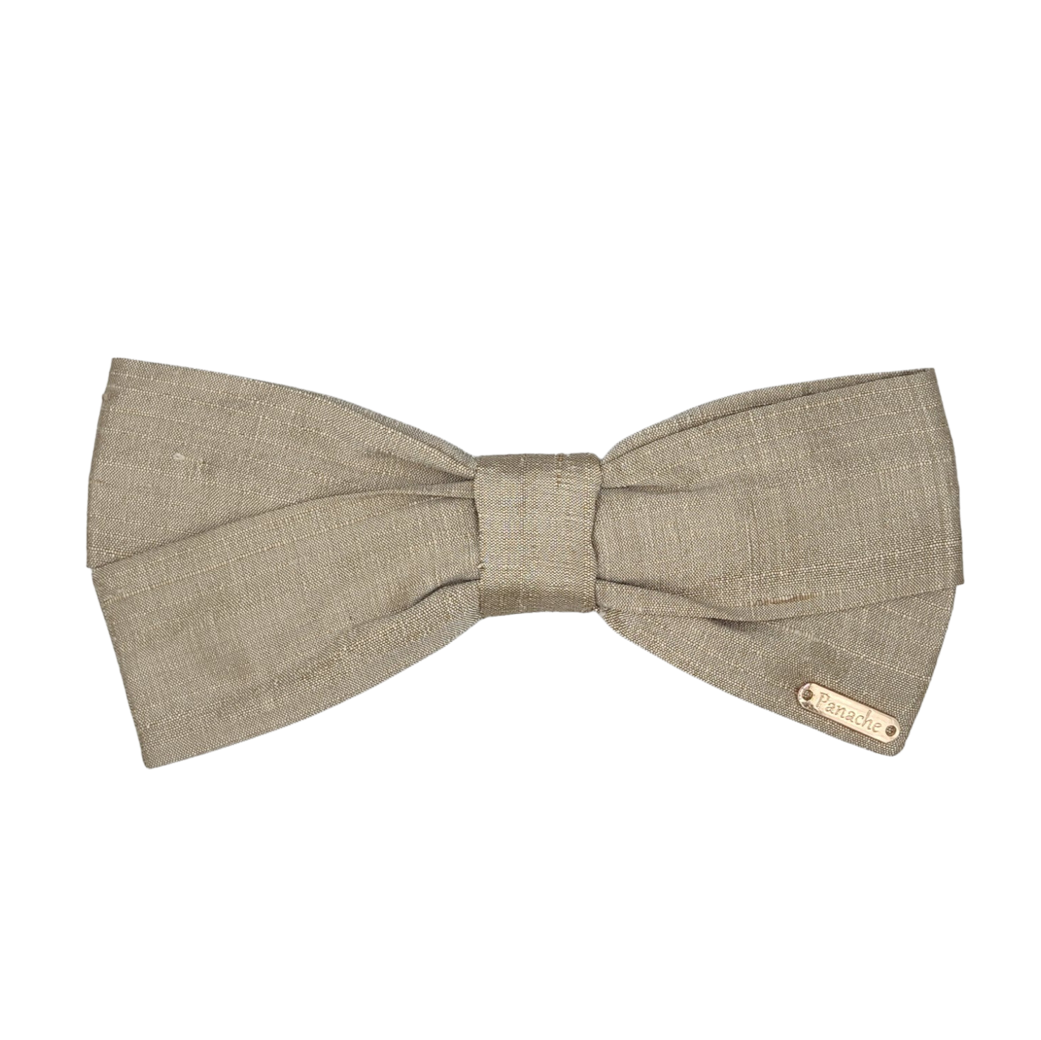 Mia Silk Bow Beige – Panache Design